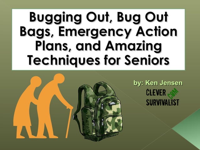 Bugging out, Bug out bags, Emergency Action plans and Amazing ...