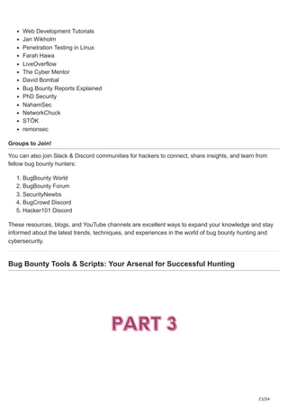 Bug Bounty Blueprint : A Beginner's Guide | PDF