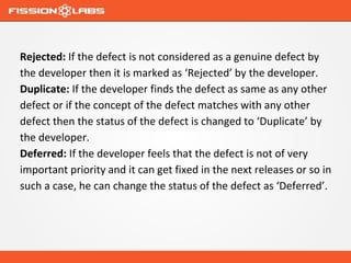 Bug life cycle | PPTX