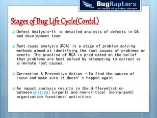 Bug life cycle | PPTX