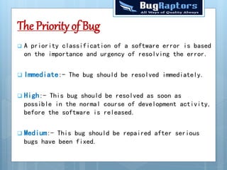 Bug life cycle | PPTX
