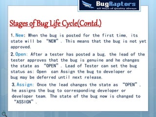 Bug life cycle | PPTX