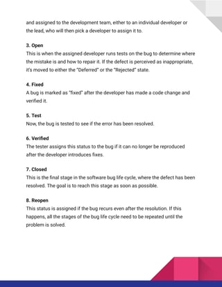 Bug Life Cycle in Software Testing: Understanding the Journey from ...