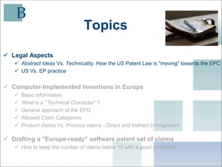 Computer Implemented Inventions – Strategies for a Successful ...