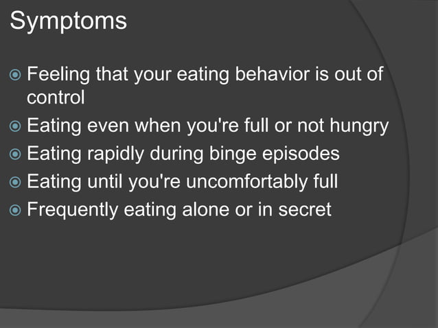 TYPES OF EATING | PPTX