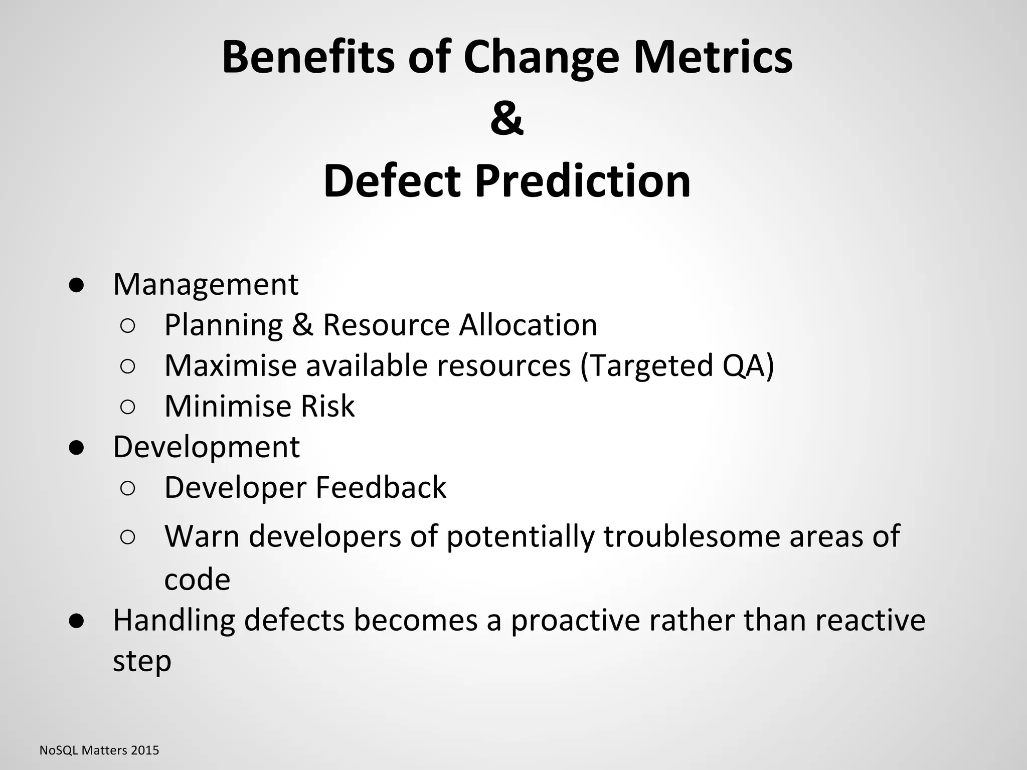 Nathan Ford- Divination of the Defects (Graph-Based Defect Prediction through Change Metrics ...