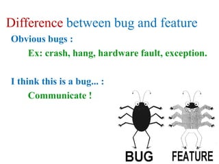 Bug report and feature request | PPT