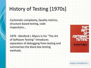 Introduction to Testing Industry | PPTX | Technology & Computing