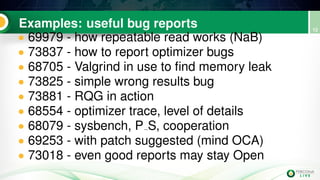 BOF "Everything about MySQL bugs" | PPT