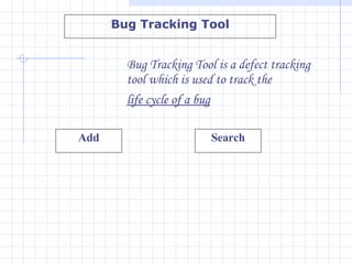 Bugtrackingtool | PPT