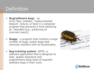 Bug tracking tool | PPT