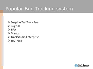 Bug tracking tool | PPT
