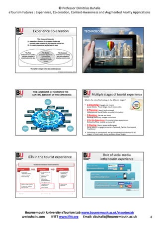Dimitrios Buhalis- The E-Tourism Experience | PDF