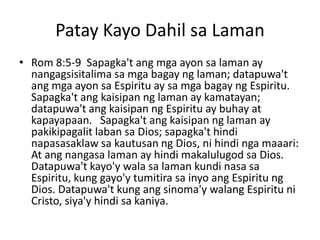 Buhay na patay, patay na buhay | PPTX