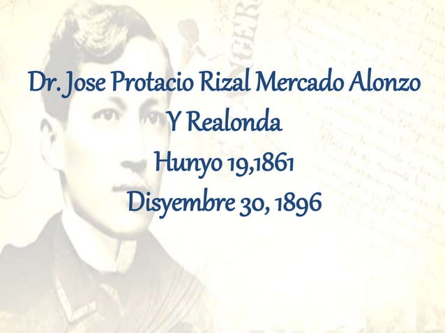 buhay ni Dr. Jose Rizal.ppt