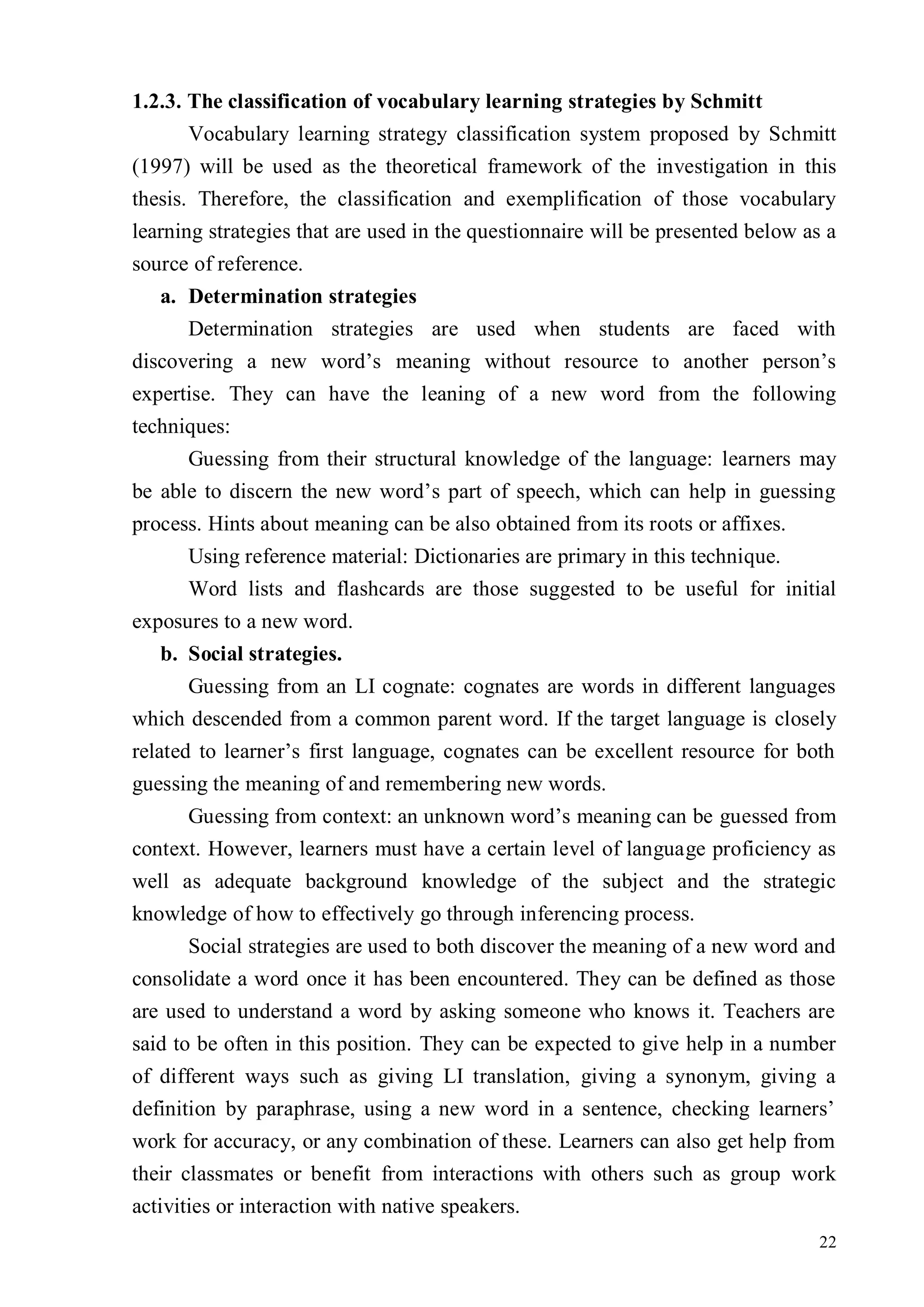 A study on effective vocabulary learning strategies for students, 9đ | PDF