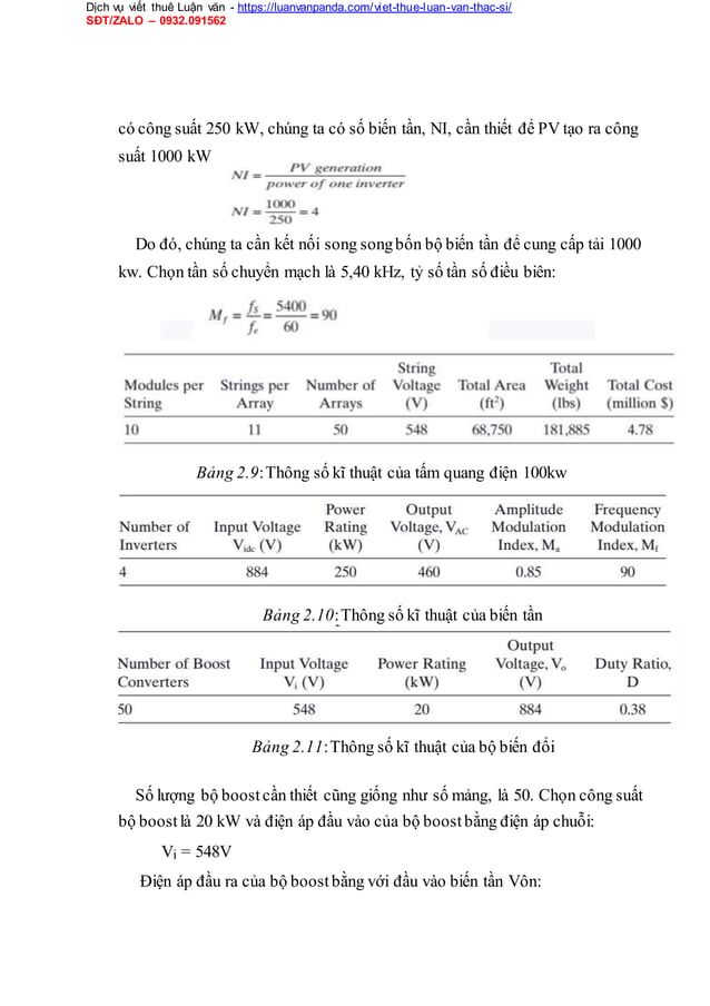 Luận văn Thạc sĩ Năng lượng mặt trời, đi sâu tìm hiểu về hệ thống điện năng lượng mặt trời | DOC