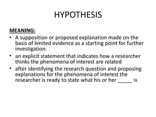 Buiding blocks of social scientific research | PPTX