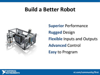 NI FIRST Robotics Controller Training | PPT