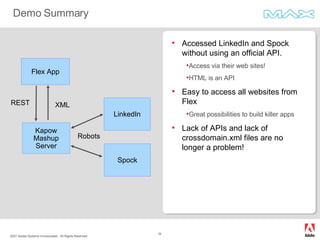 Build APIs With Kapow Mashup Server | PPT