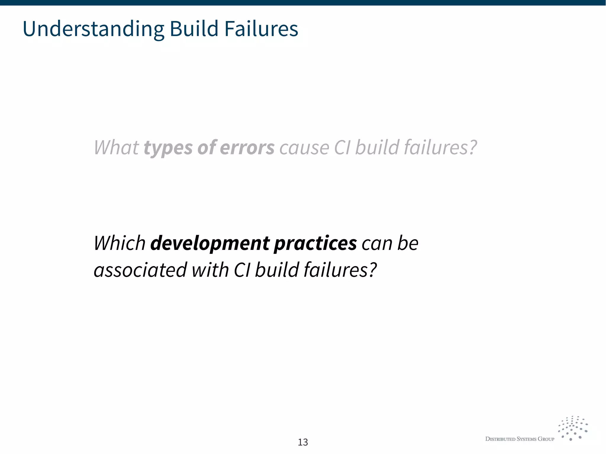 An Empirical Analysis of Build Failures in the Continuous Integration Workflows of Java-Based ...