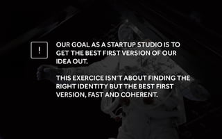 Prototype Your First Identity | PPT