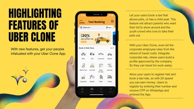 Build Your Uber Clone App with Advanced Features | PPT