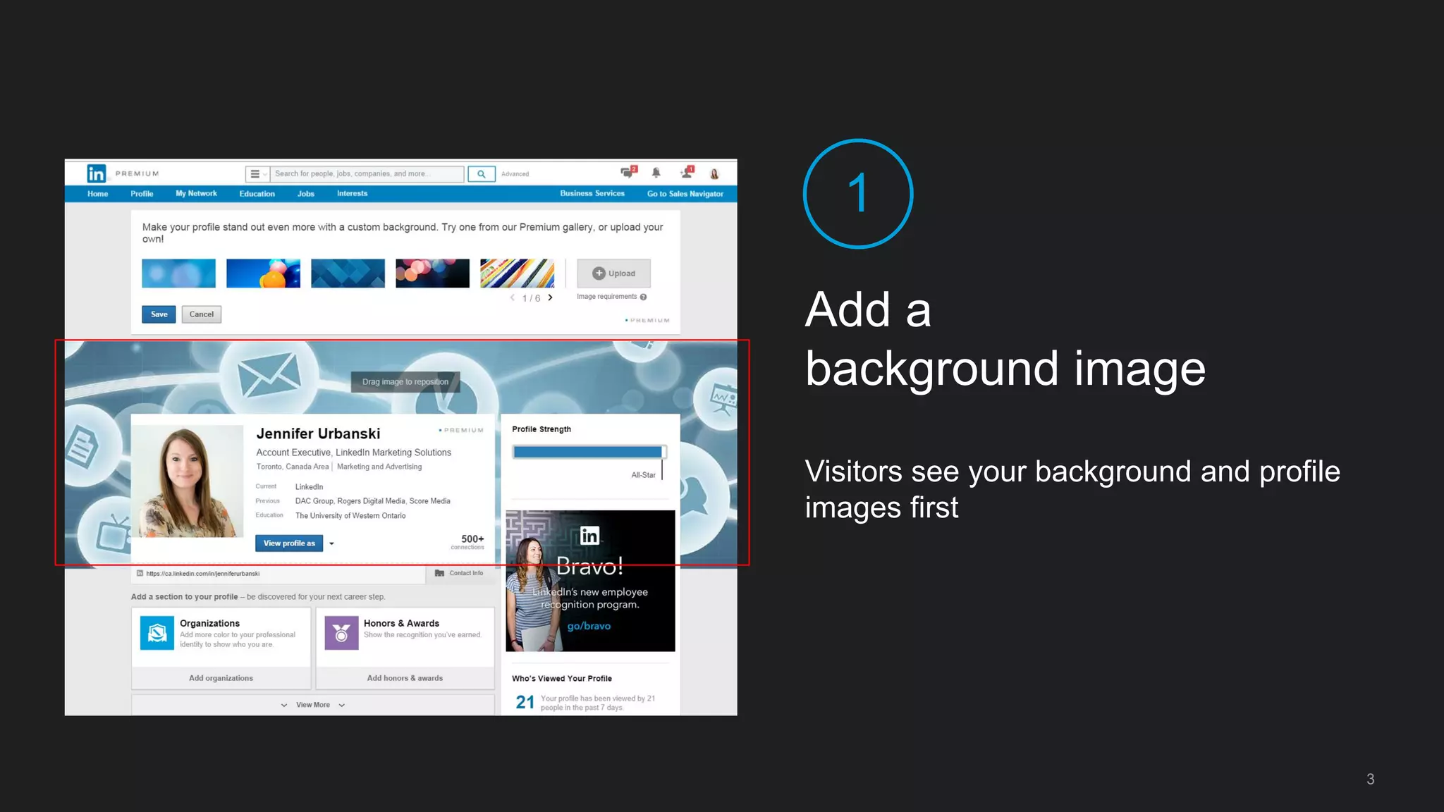 Build Your LinkedIn Profile - The Basics | PPT