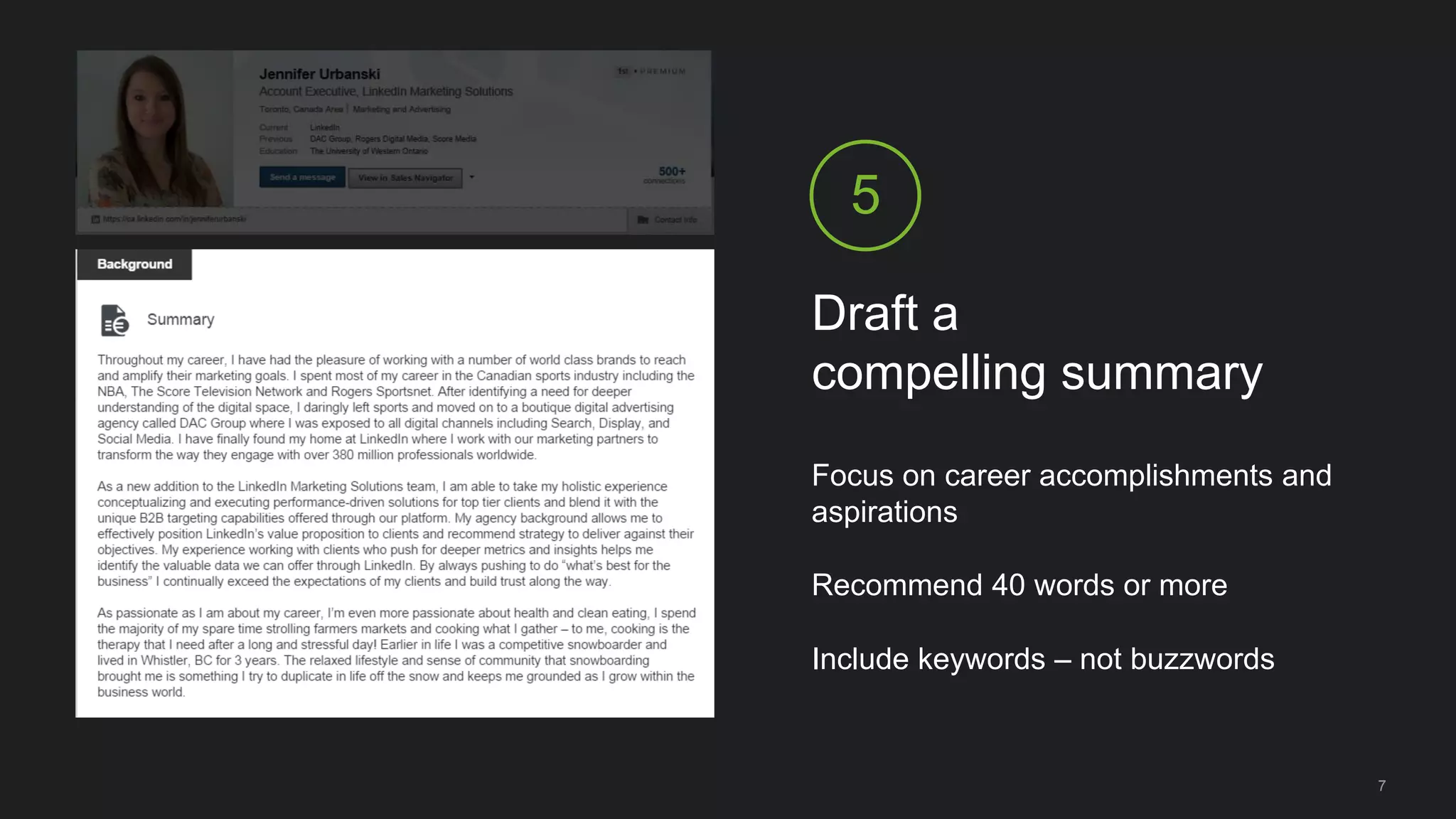 Build Your LinkedIn Profile - The Basics | PPT