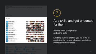 Build Your LinkedIn Profile - The Basics | PPT