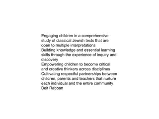 Build Your Own Jewish School | PPT
