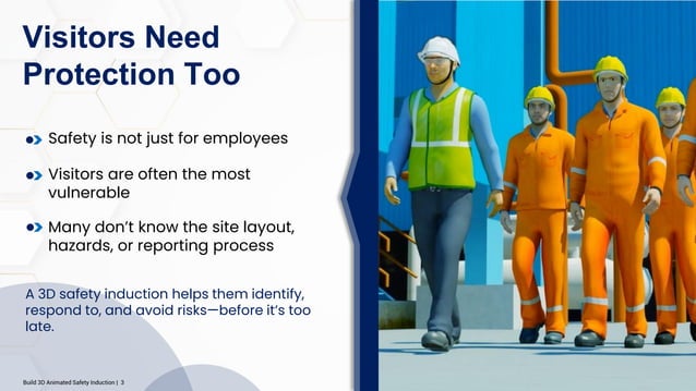 Build 3D Animated Safety Induction - Tech EHS | PPT