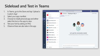 Build a bot for Microsoft Teams in 5 minutes | PPT