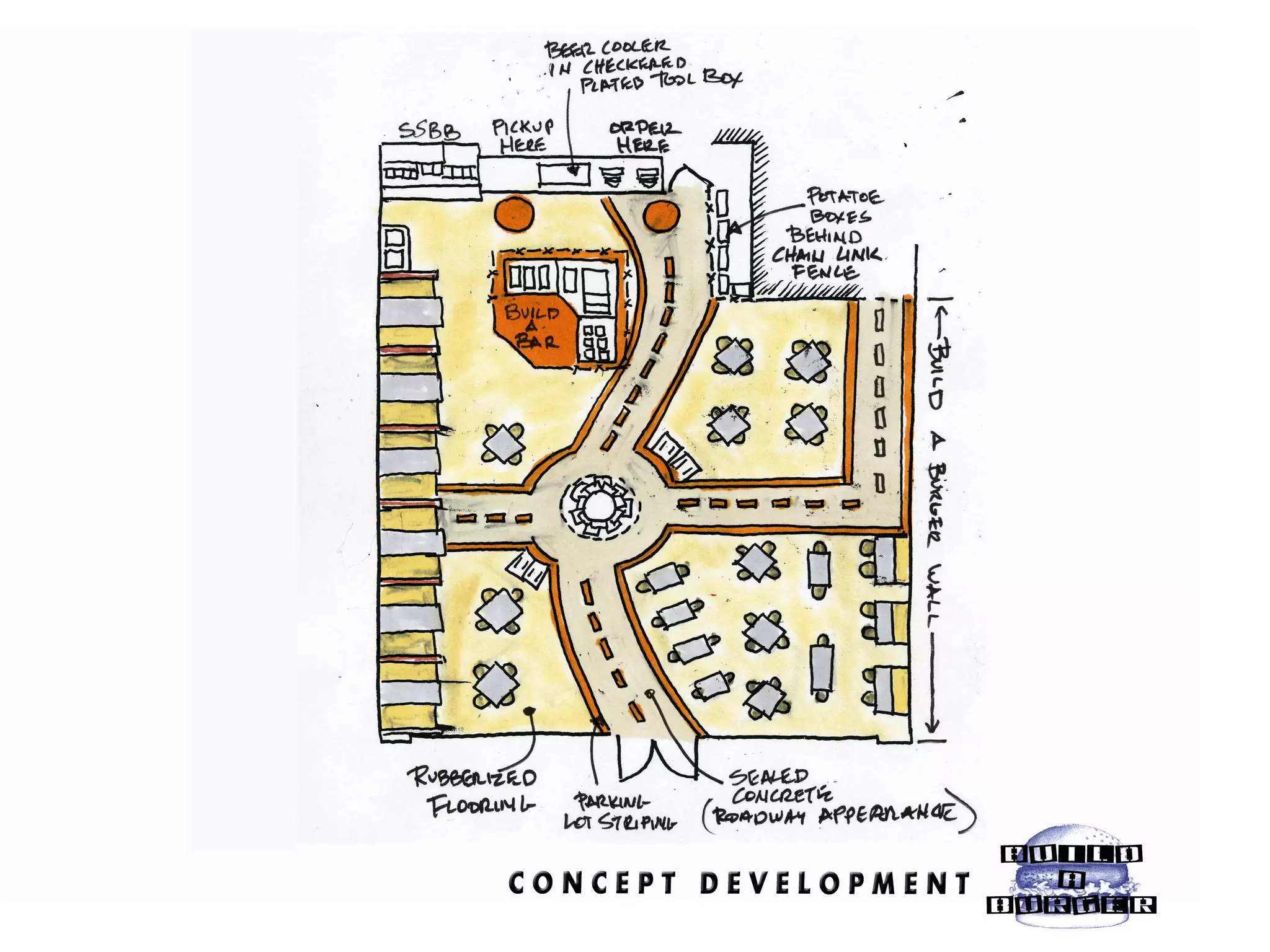 Build A Burger Concept Presentation - Bert Turner, Architect | PPT