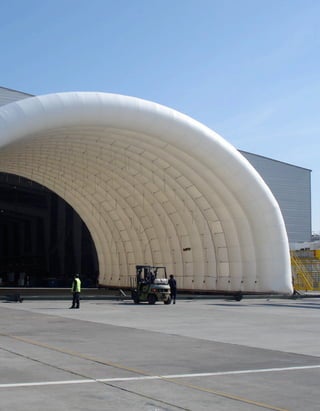 Buildair Portable Hangars - First Movable Inflatable Hangar | PDF
