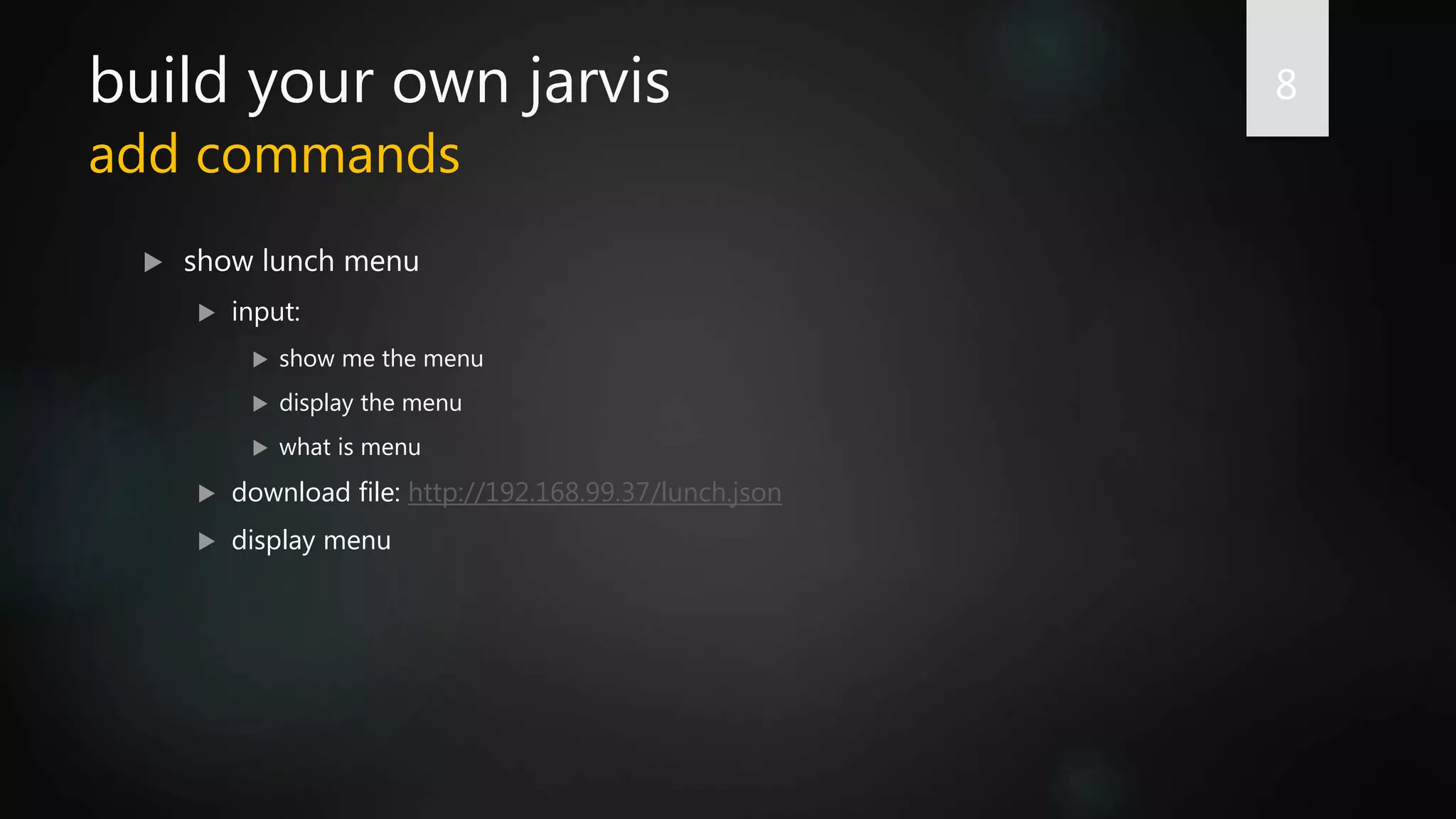 Build your own jarvis | PPT