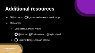 Build your first Laravel application | PPT