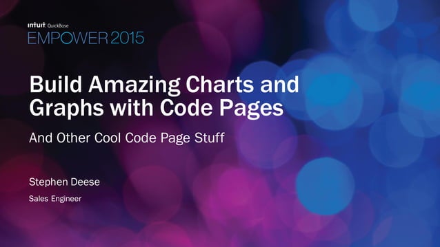 Build Amazing Charts and Graphs with Code Pages in QuickBase | PDF ...