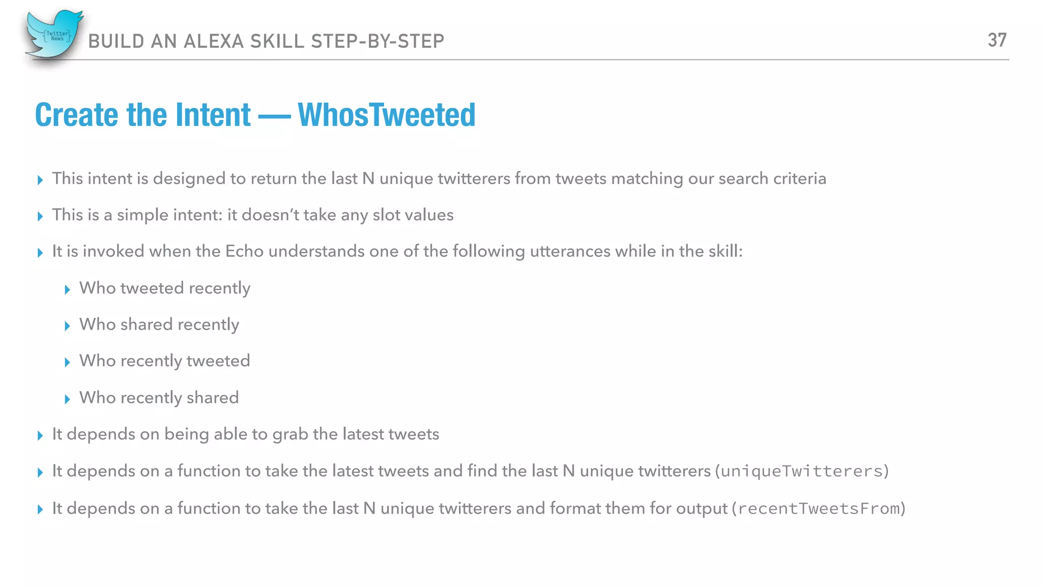 Build an Alexa Skill Step-by-Step | PPT