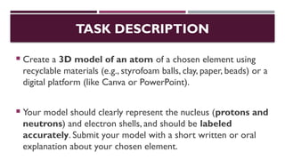BUILD AN ATOM MODEL PERFORMANCE TASK.pptx