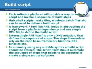 Build And Automation | PPT