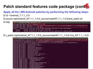 Build and Run Android N Source Ccode on NXP SABRESD platform | PDF