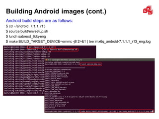 Build and Run Android N Source Ccode on NXP SABRESD platform | PDF