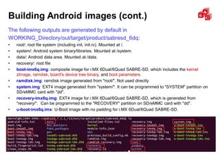Build and Run Android N Source Ccode on NXP SABRESD platform | PDF