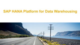 Build and run an sql data warehouse on sap hana | PDF