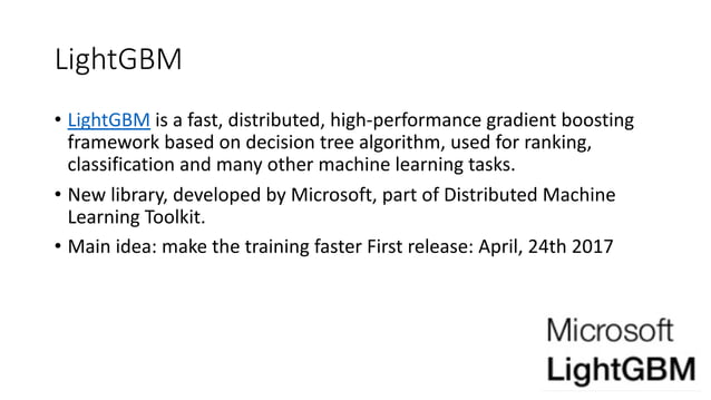 Build an efficient Machine Learning model with LightGBM | PDF | Gardening | Home & Garden