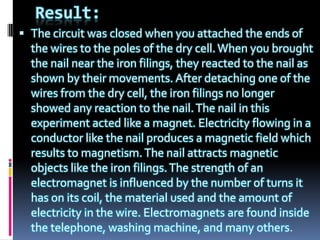 Build an electromagnet | PPTX