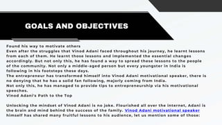 Build an Empire, One Brick at a Time Vinod Adani's Path to the Top | PPTX | Business | Business ...