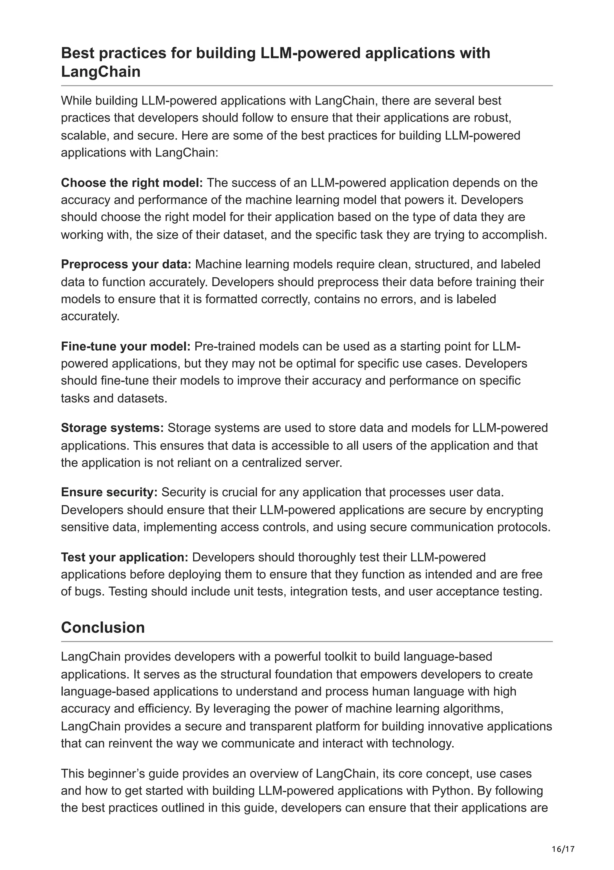 Build an LLM-powered application using LangChain.pdf