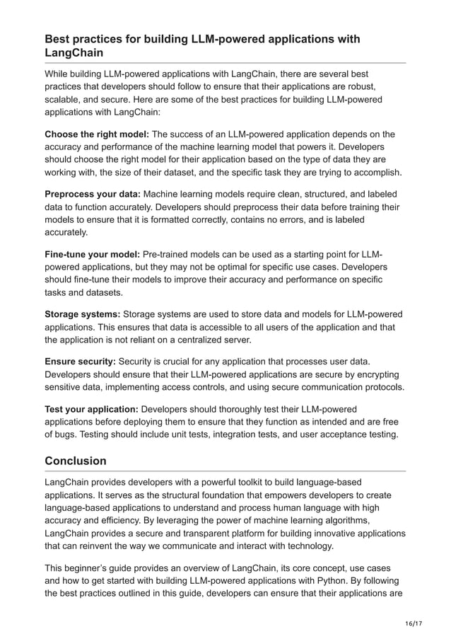 Build an LLM-powered application using LangChain.pdf